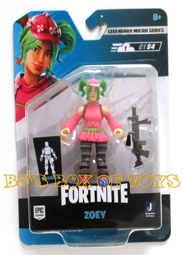 FORTNITE Legendary Micro Series #10 ZOEY 2.5in. Figure and Accessory ...