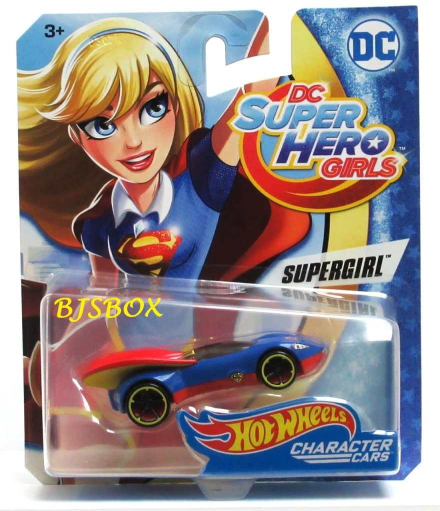 Buy Hot Wheels DC Comics SUPERGIRL Red Blue Super Hero Girls Character ...