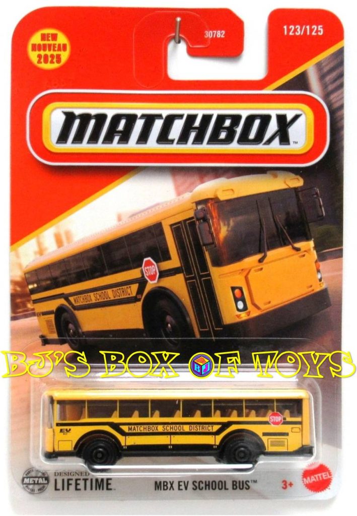 Buy 2025 Matchbox MBX EV School Bus Yellow #123 New - BJ's Box of Toys